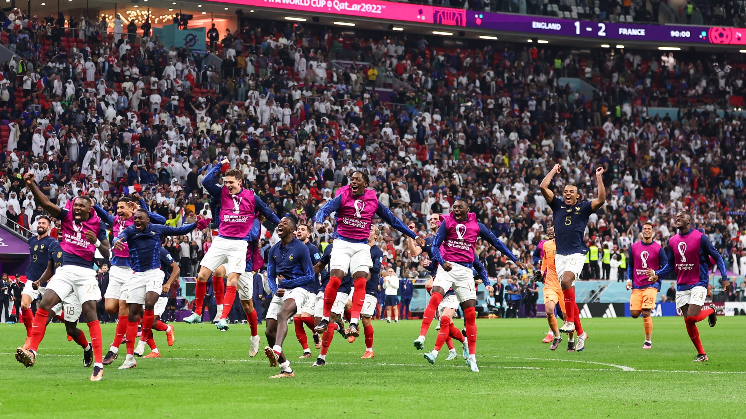 Con drama, Francia se impone a Inglaterra y llega a semifinales ...